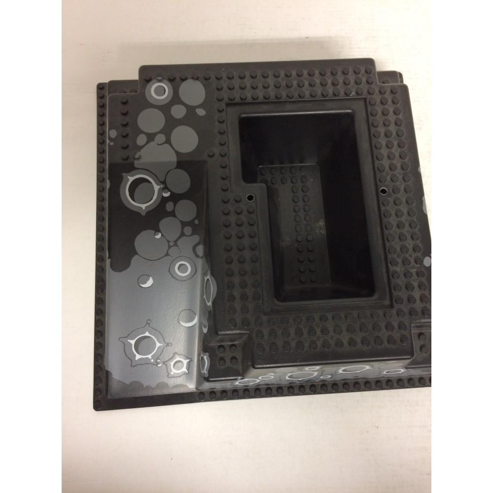 Vintage LEGO 2552 Baseplate Raised with Ramp and Pit Crater