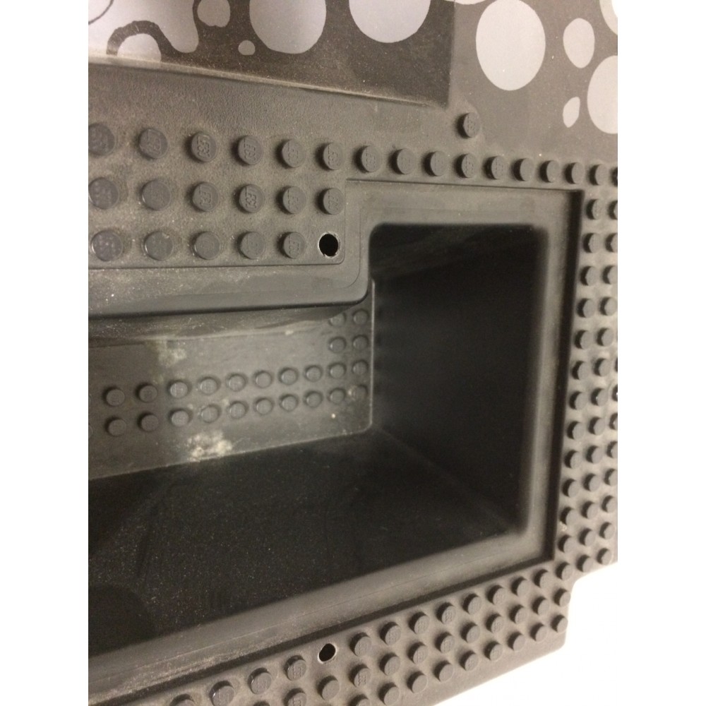 Vintage LEGO 2552 Baseplate Raised with Ramp and Pit Crater