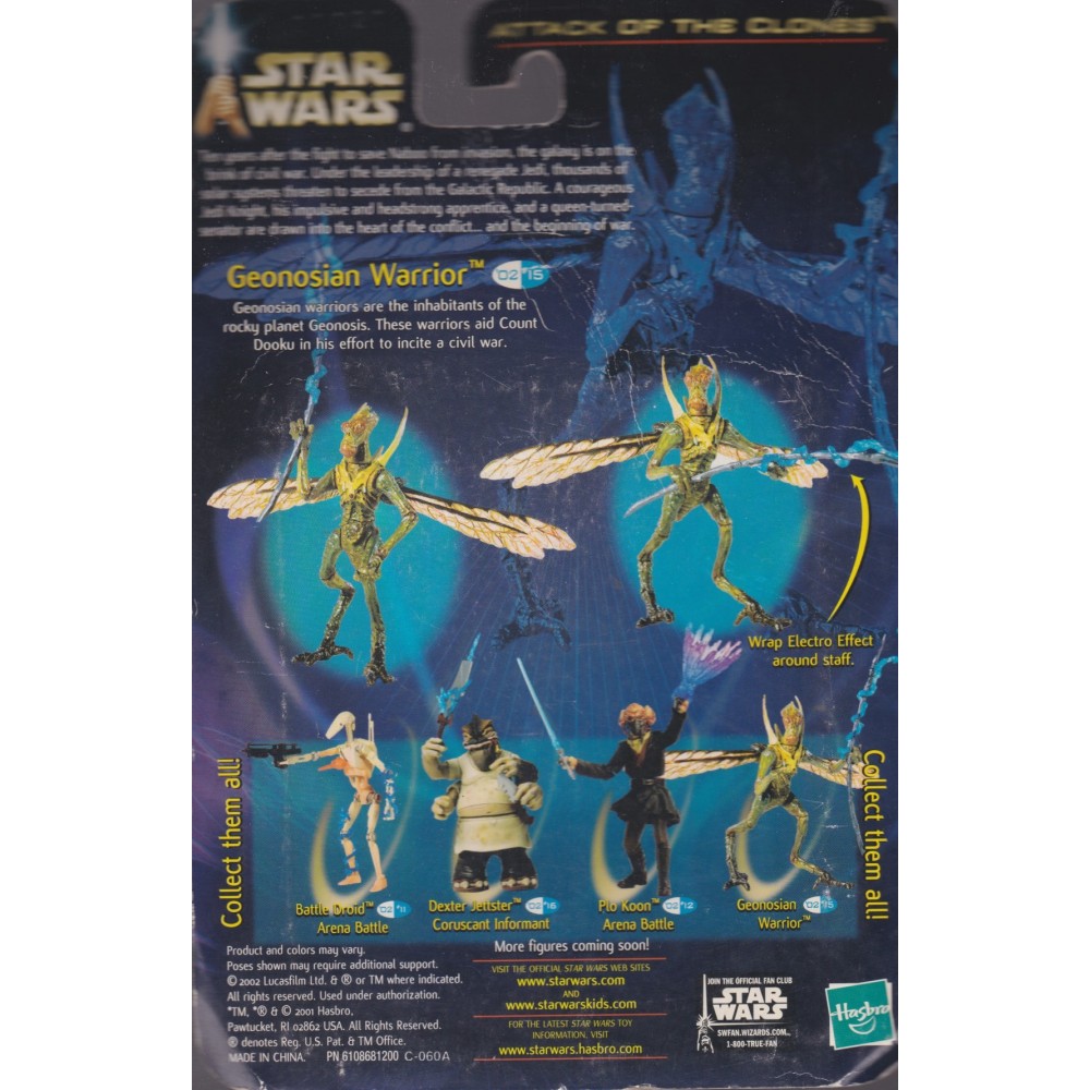 STAR WARS ACTION FIGURE 3.75 " - 9 cm GEONOSIAN WARRIOR Hasbro 884861