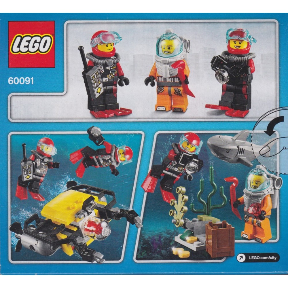 LEGO CITY 60091 damaged box DEEP SEA STARTER SET