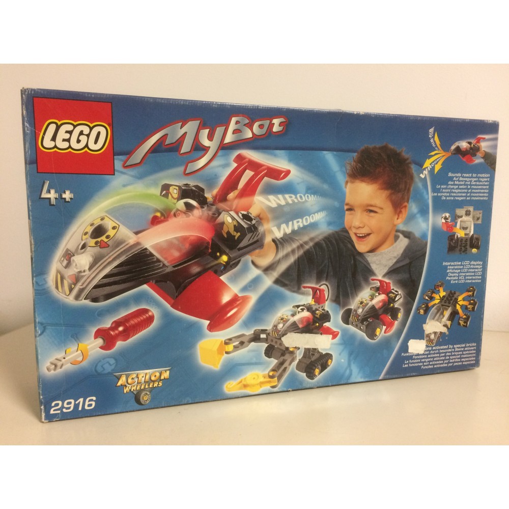 LEGO ACTION WHEELER 2916 MY BOT incl interactive LCD DISPLAY & SPECIAL ...