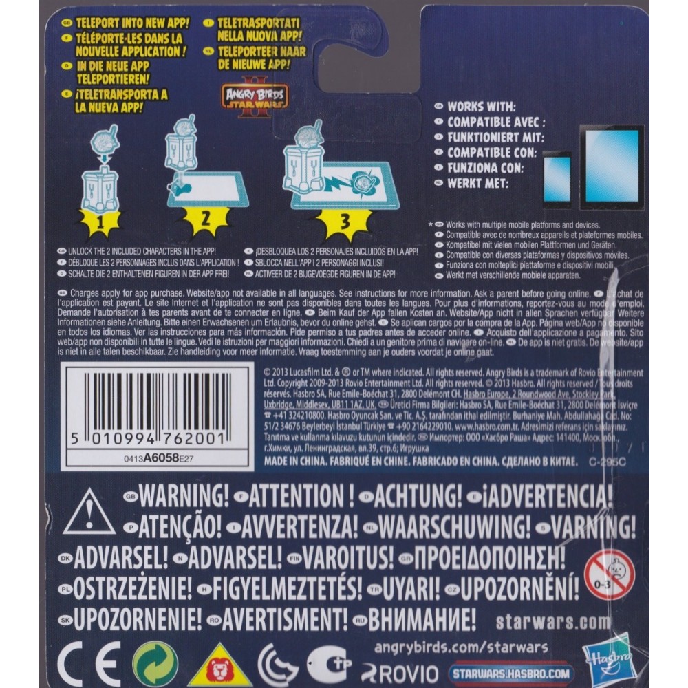 STAR WARS ANGRY BIRDS TELEPODS ANAKIN PADAWAN - ANAKIN PODRACER ...