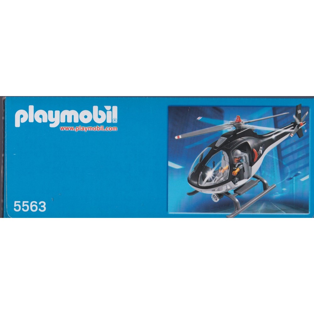 PLAYMOBIL CITY ACTION 5563 POLICE TACTICAL UNIT HELICOPTER