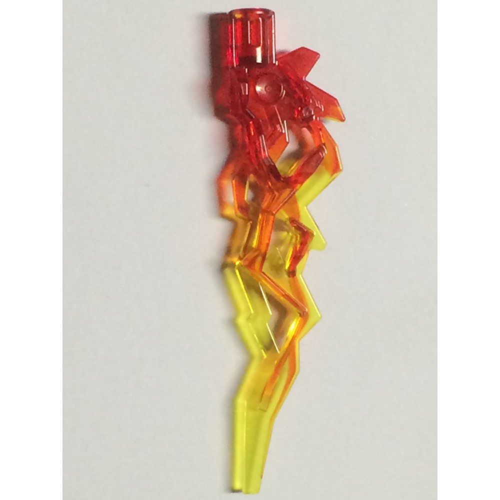 LEGO USED BIONICLE REPLACEMENT PART 11302 FLAME 3X10X1 W/ CROSSHOLE ...