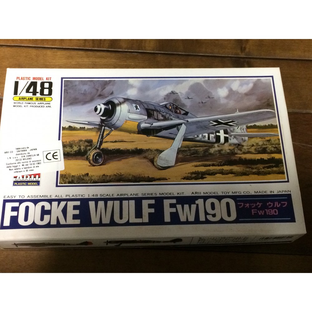 plastic model kit scale 1 : 48 ARII ARII A335 800 FOCKE WULF FW 190 new ...