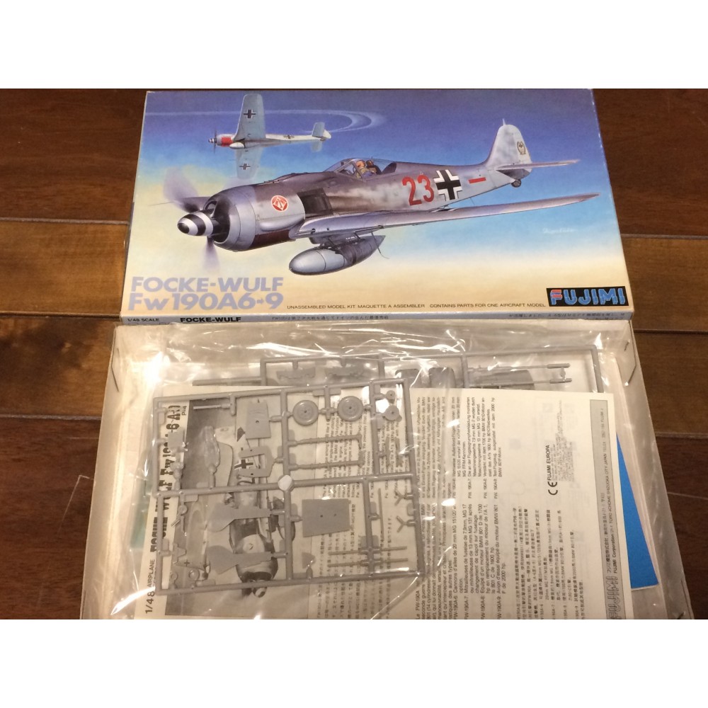 plastic model kit scale 1 : 48 FUJIMI P.4 700 FOCKE WULF FW 190 A6-9 ...