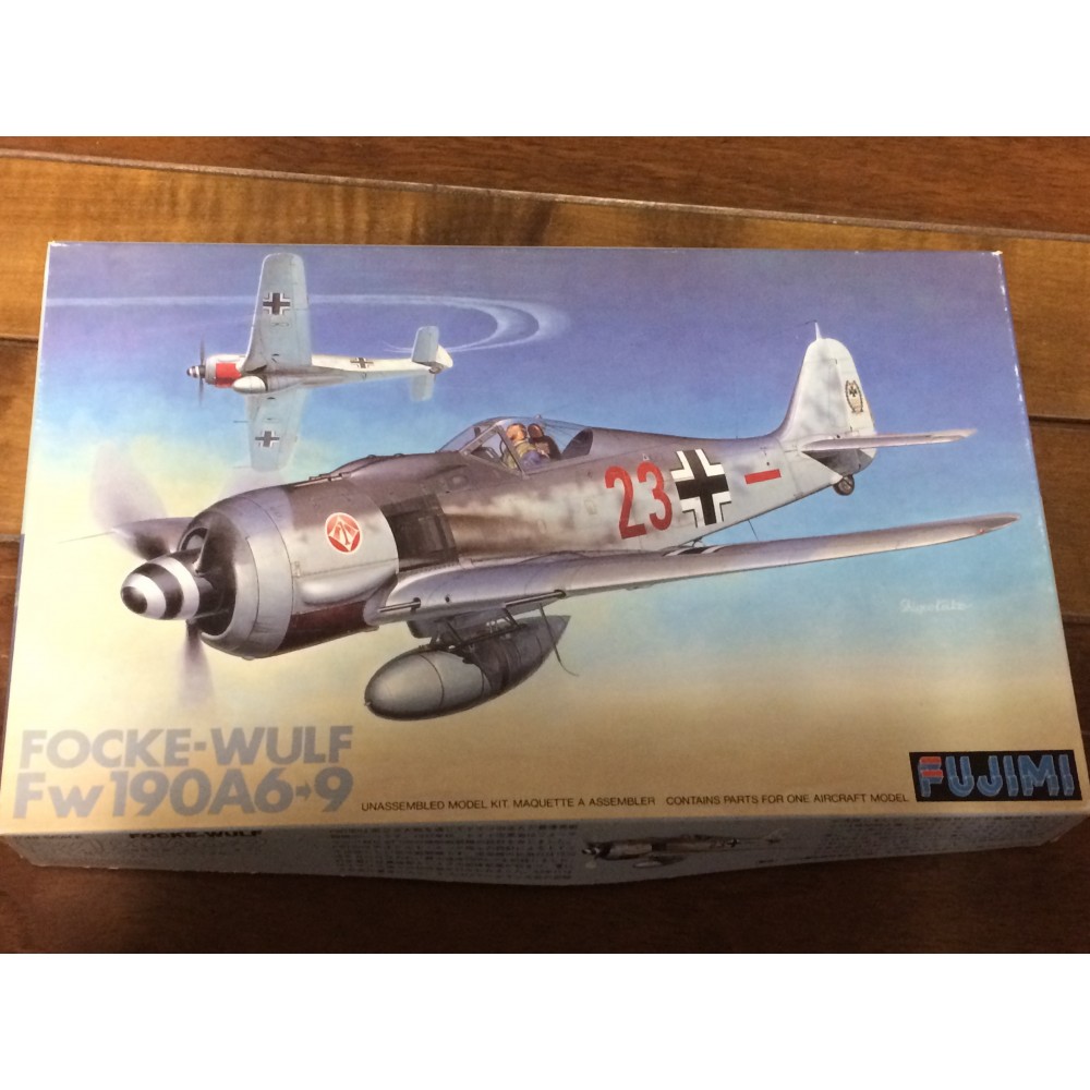 plastic model kit scale 1 : 48 FUJIMI P.4 700 FOCKE WULF FW 190 A6-9 ...