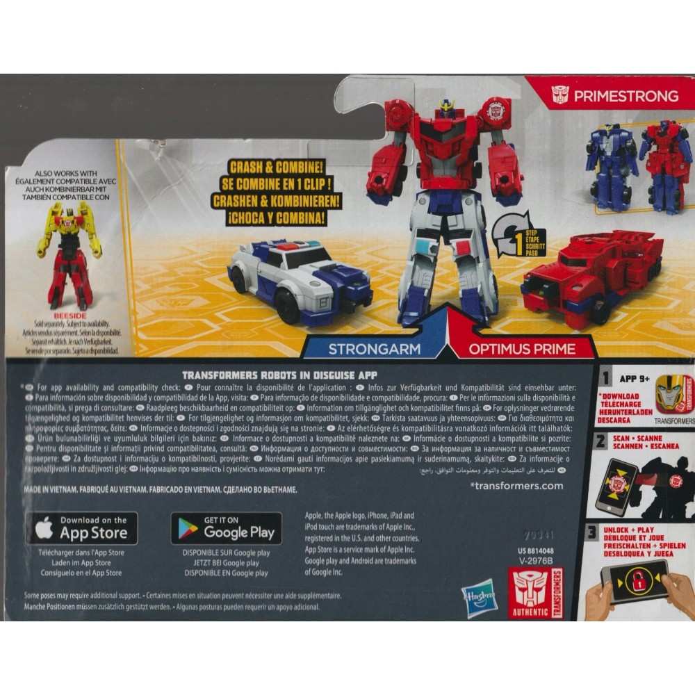 TRANSFORMERS 2 x ACTION FIGURES SET PRIME STRONG ( OPTIMUS PRIME ...
