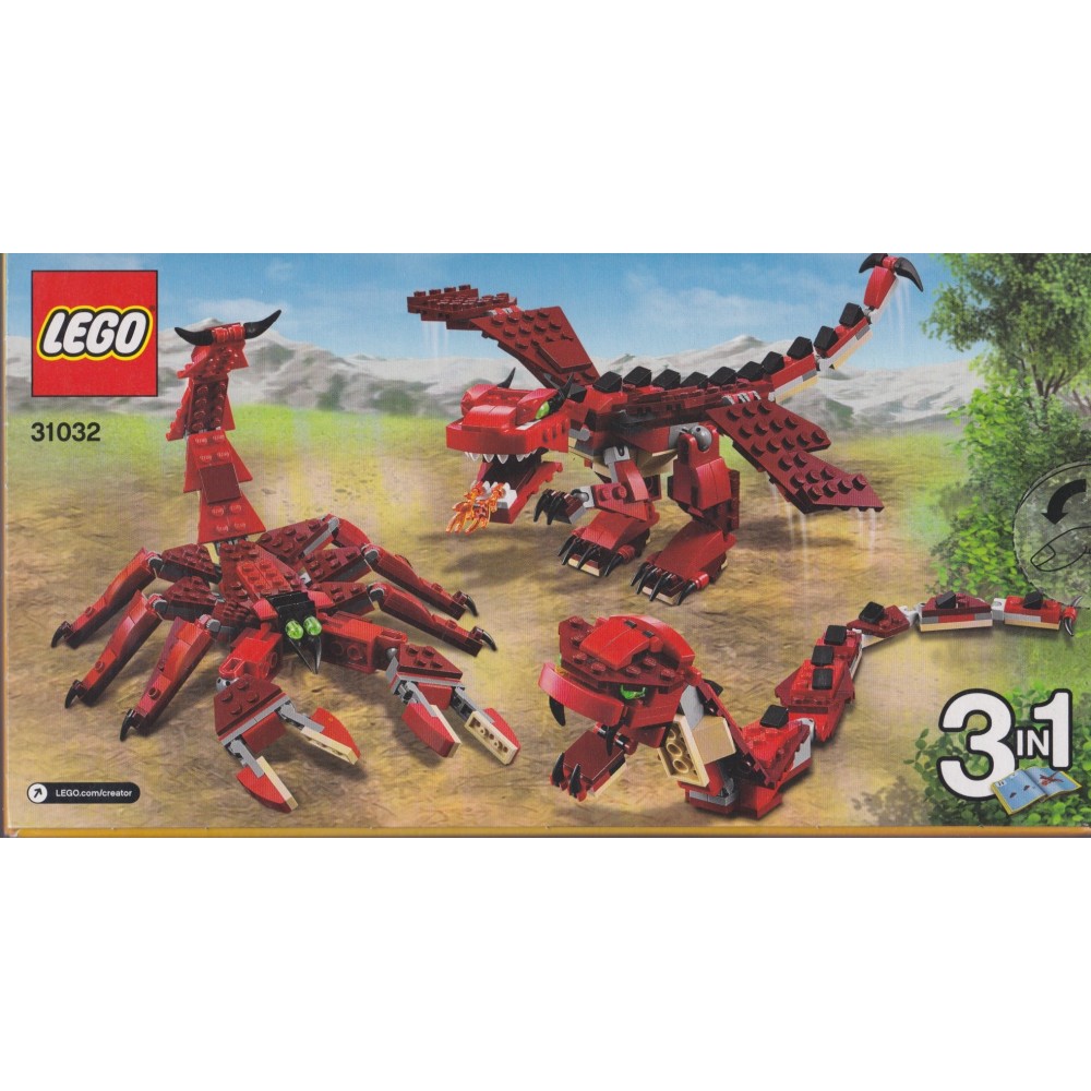 LEGO CREATOR 31032 RED CREATURES