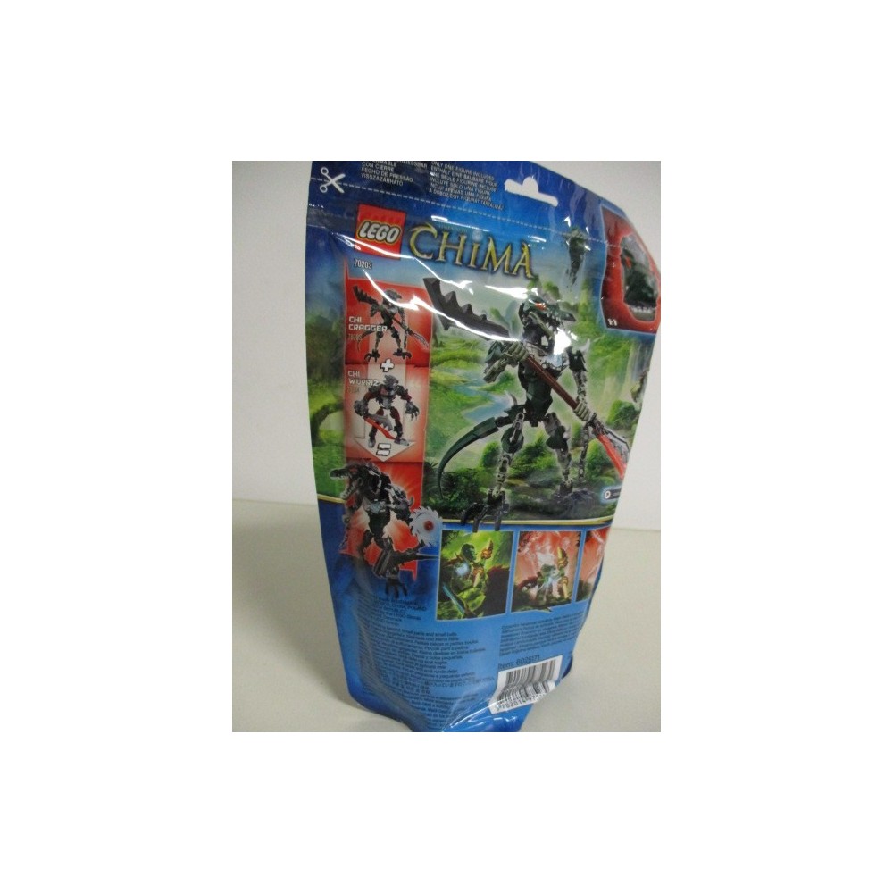 LEGO CHIMA 70203 CHI CRAGGER BUILDABLE FIGURE