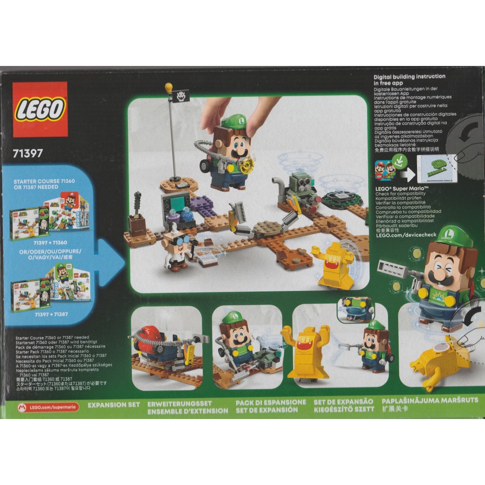 LEGO SUPER MARIO 71397 LUIGI'S MANSION LAB AND POLTERGUST - EXPANSION SET